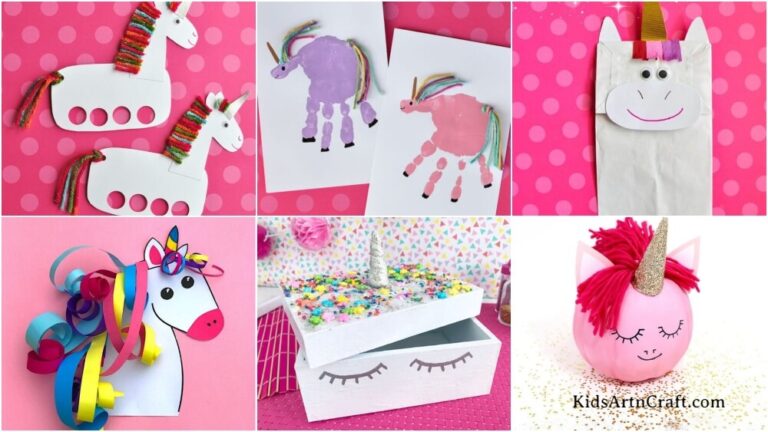 Easy Unicorn Craft Ideas for Kids - Kids Art & Craft