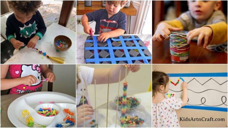 Fine Motor Activities for Kids - Kids Art & Craft