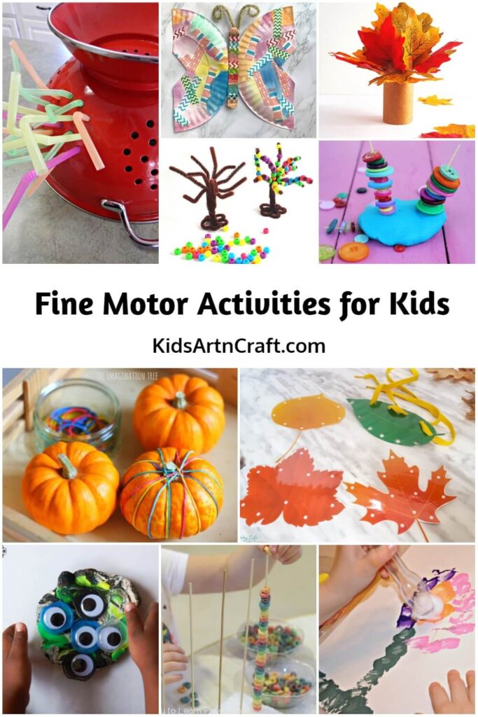 Fine Motor Activities for Kids - Kids Art & Craft