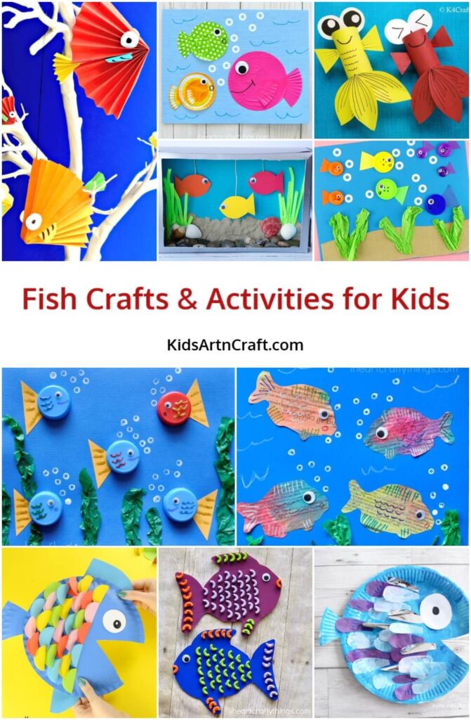 Fish Crafts & Activities for Kids - Kids Art & Craft