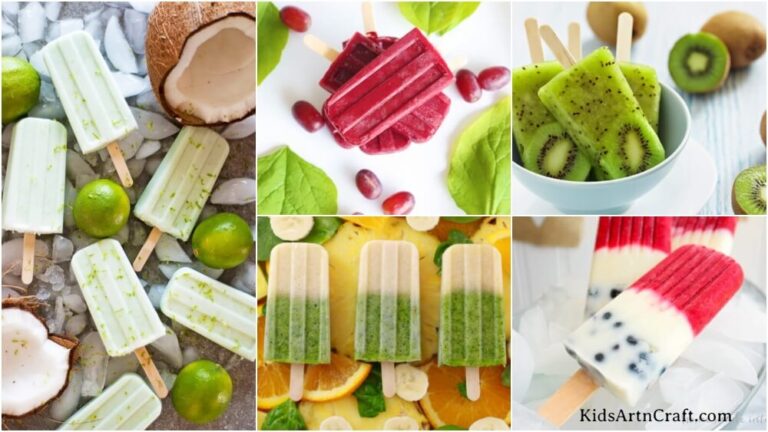 Homemade Popsicle Recipes for Kids - Kids Art & Craft