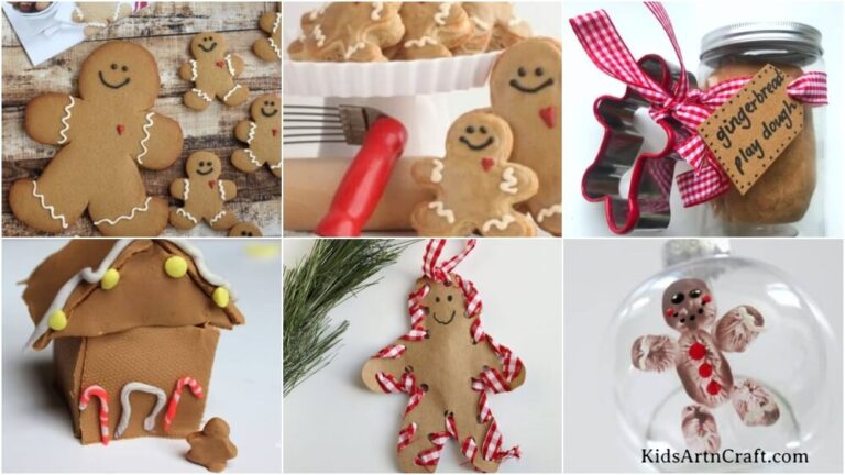 Gingerbread Man Craft Ideas For Kids - Kids Art & Craft