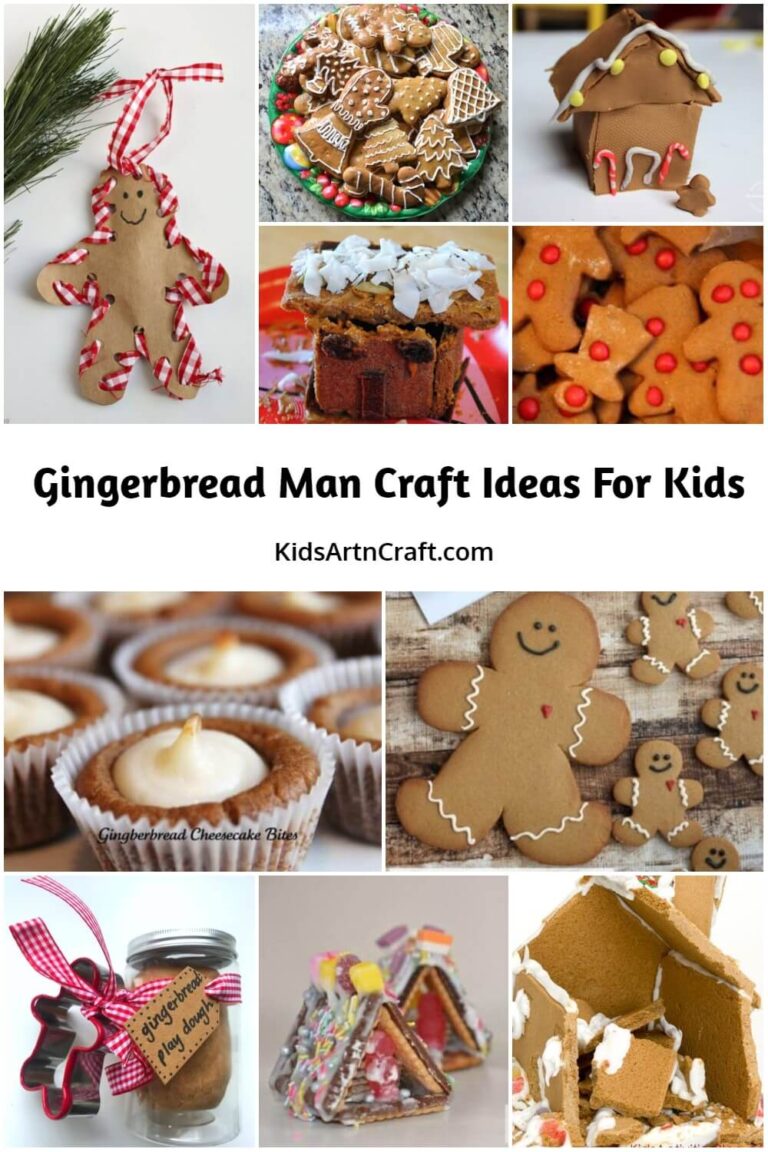Gingerbread Man Craft Ideas For Kids - Kids Art & Craft