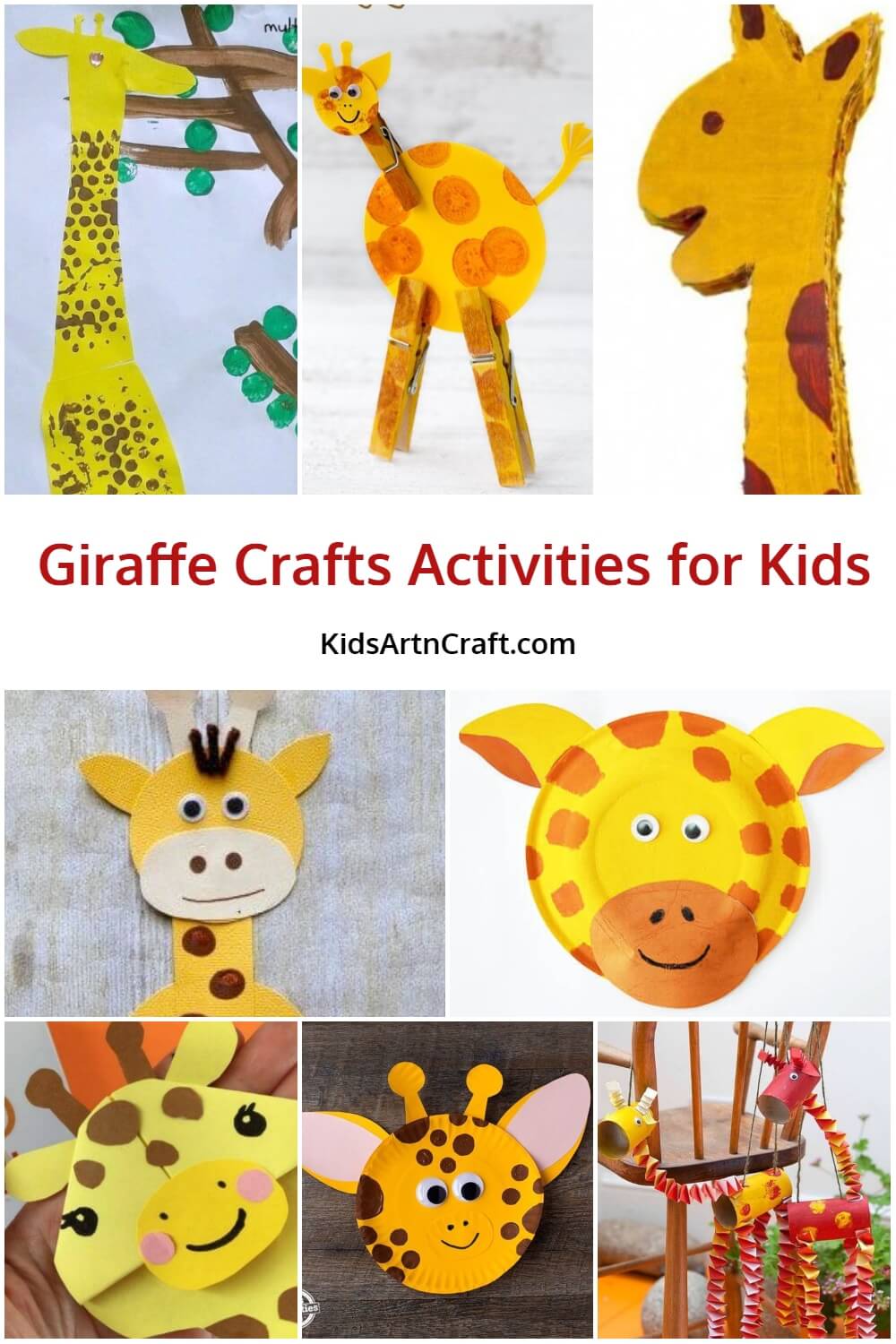 Giraffe Crafts & Activities for Kids - Kids Art & Craft
