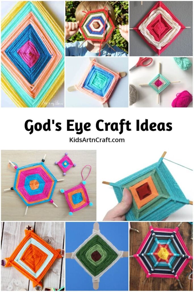 God's Eye Craft Ideas - Spiritual DIYs - Kids Art & Craft