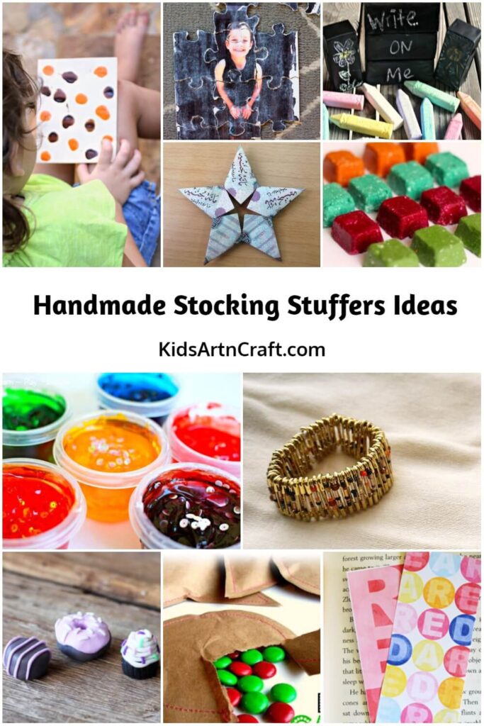 Handmade Stocking Stuffers Ideas - Kids Art & Craft