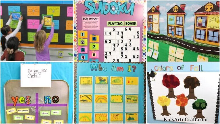 Interactive Bulletin Boards for Classroom - Kids Art & Craft