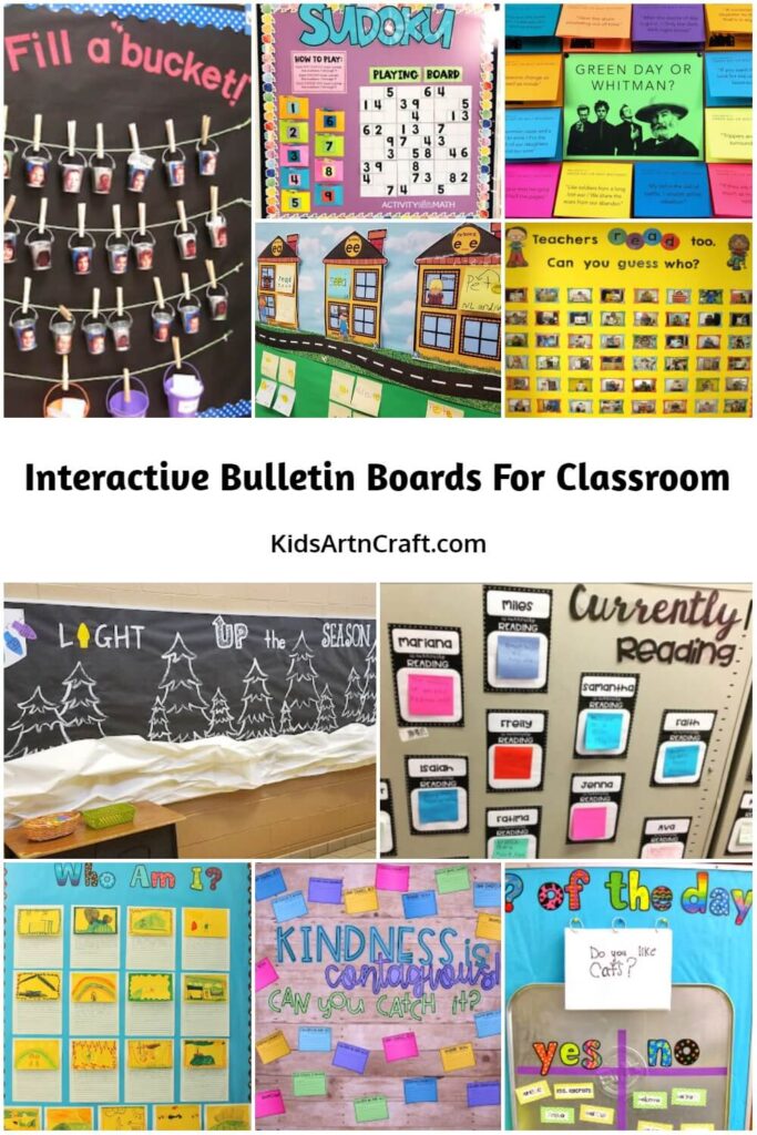 Interactive Bulletin Boards for Classroom - Kids Art & Craft