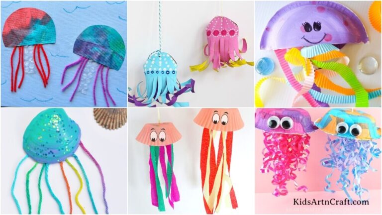 Jellyfish Crafts & Activities for Kids - Kids Art & Craft