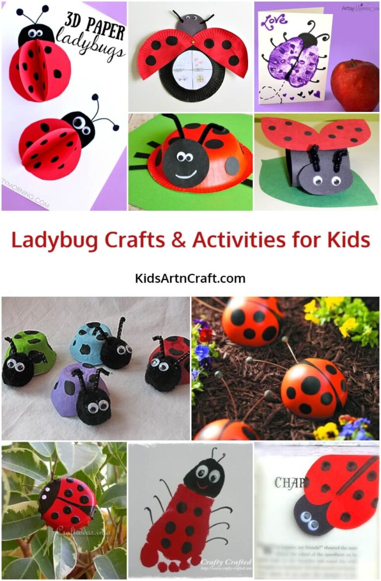 Ladybug Crafts & Activities for Kids - Kids Art & Craft