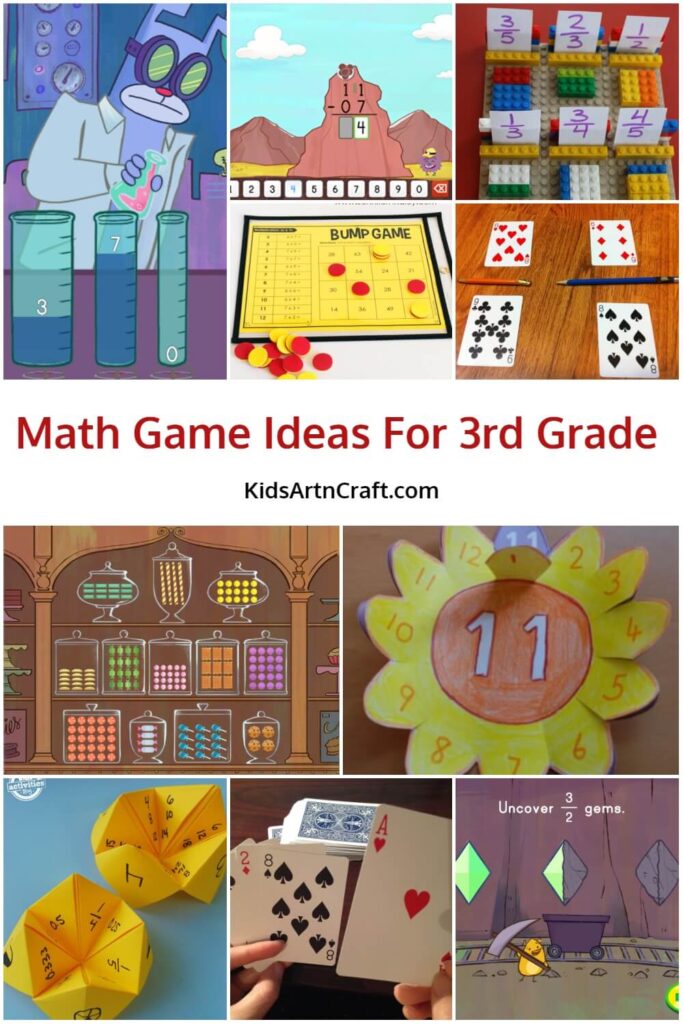 Math Game Ideas For 3rd Grade - Kids Art & Craft