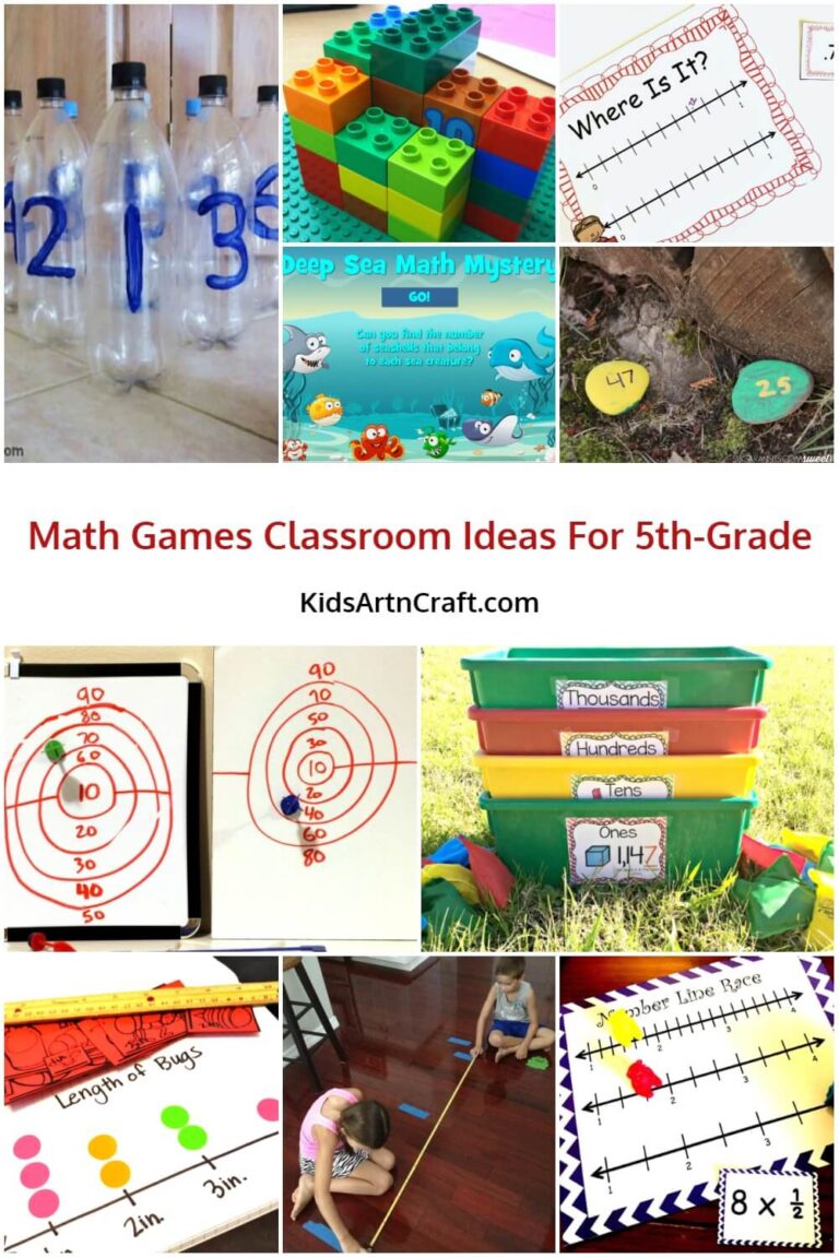 Math Games Classroom Ideas For 5th Grade - Kids Art & Craft
