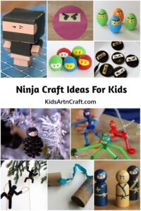 Ninja Craft Ideas For Kids - Kids Art & Craft