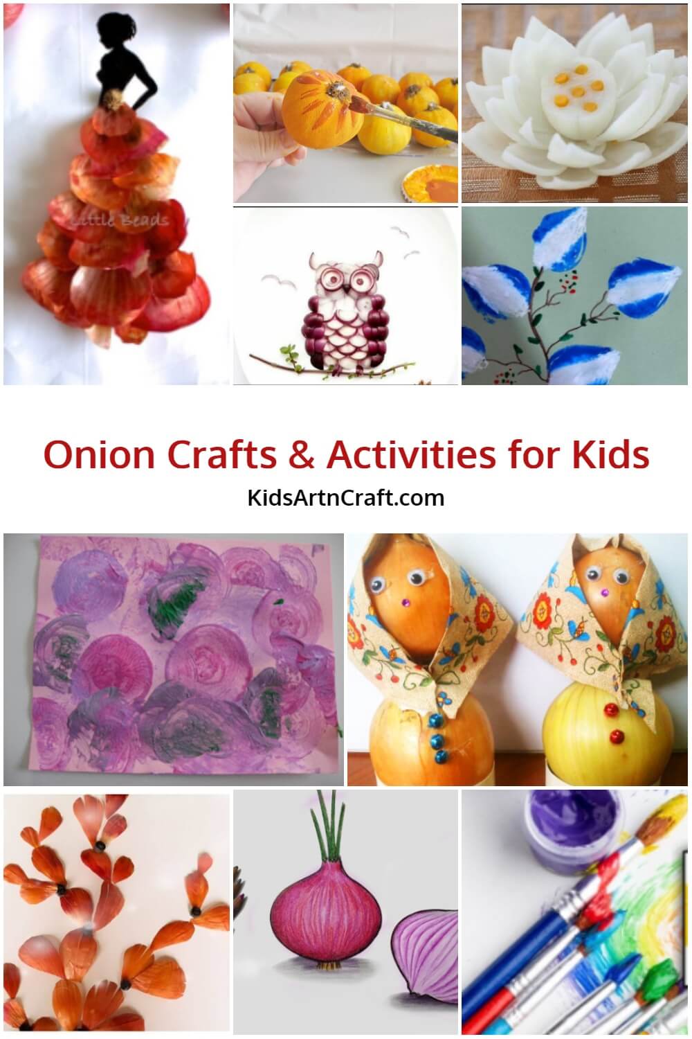 Onion Crafts & Activities for Kids - Kids Art & Craft