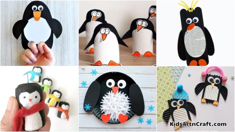 Penguin Craft Ideas For Kids - Kids Art & Craft