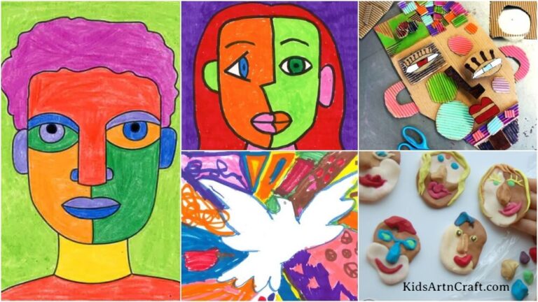 Picasso Inspired Art & Craft Projects for Kids - Kids Art & Craft