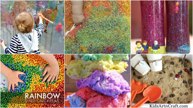 Sensory Play Ideas & Activities For Kids - Kids Art & Craft