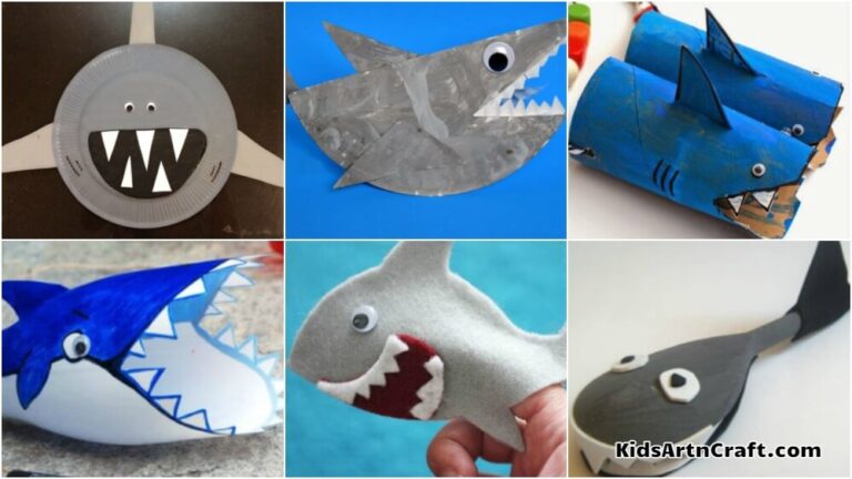 Shark Craft Ideas For Kids - Kids Art & Craft