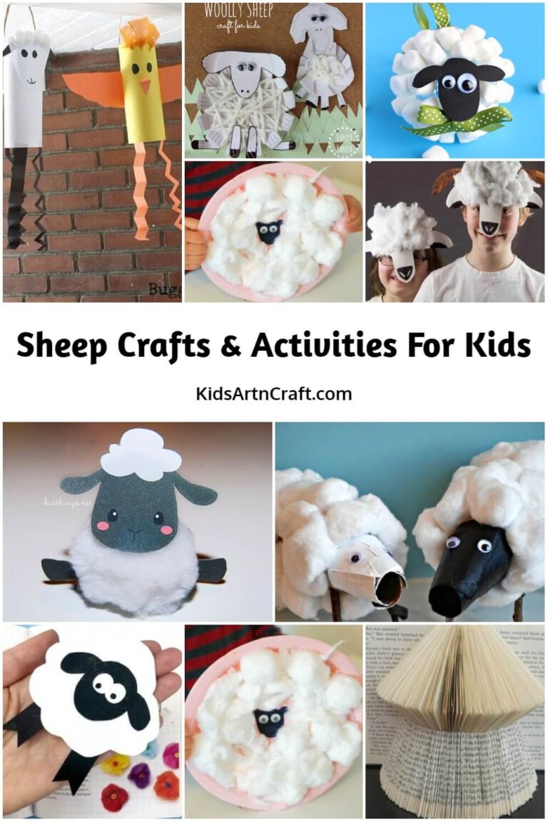 Sheep Crafts & Activities for Kids - Kids Art & Craft