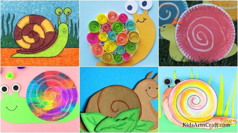 Easy Snail Craft Ideas For Kids - Kids Art & Craft