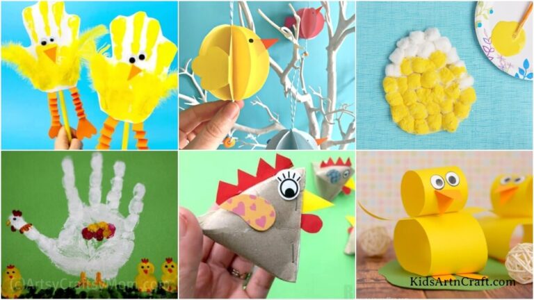 Spring Chick Crafts & Activities for Kids - Kids Art & Craft