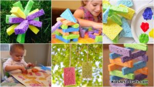 Sponge Crafts and Activities For Kids: Spunky - Kids Art & Craft