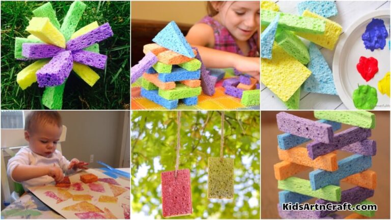 Sponge Crafts and Activities For Kids: Spunky - Kids Art & Craft