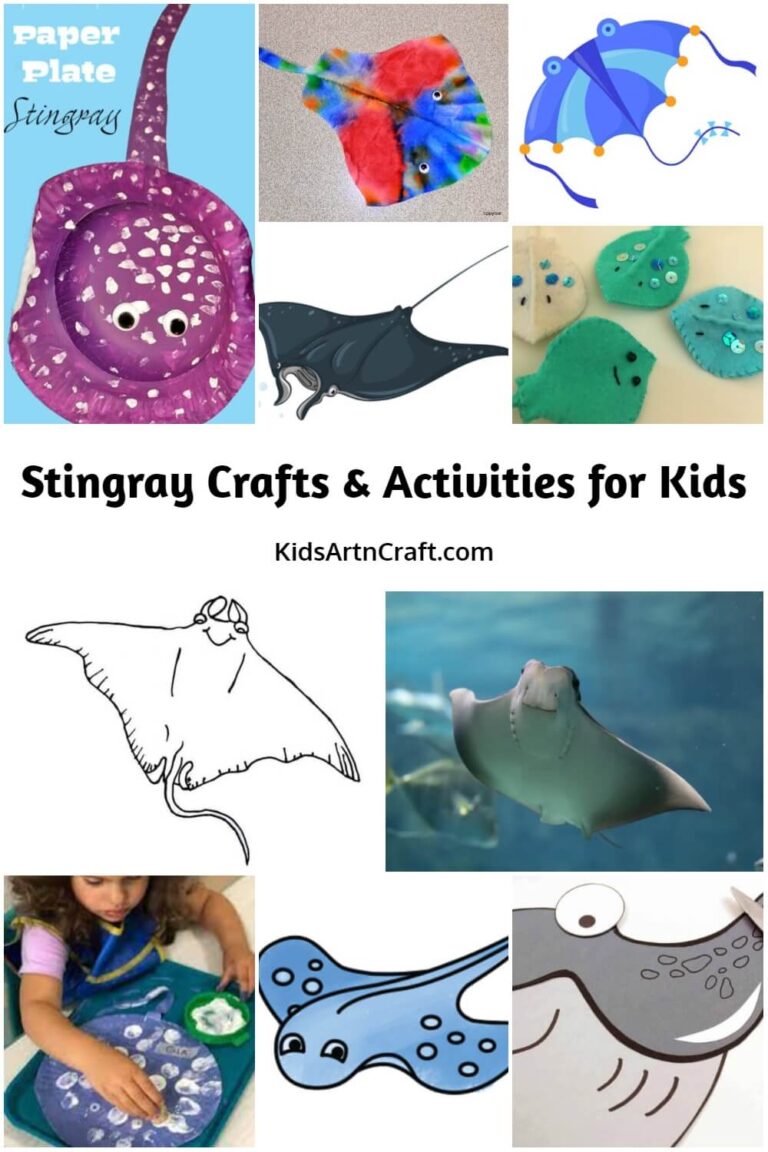 Stingray Crafts & Activities for Kids - Kids Art & Craft