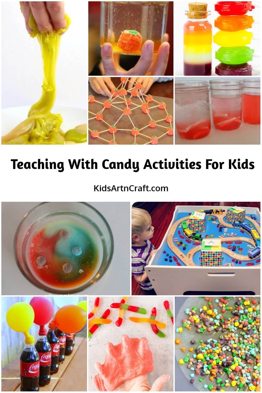 Teaching with Candy - Activities for Kids - Kids Art & Craft