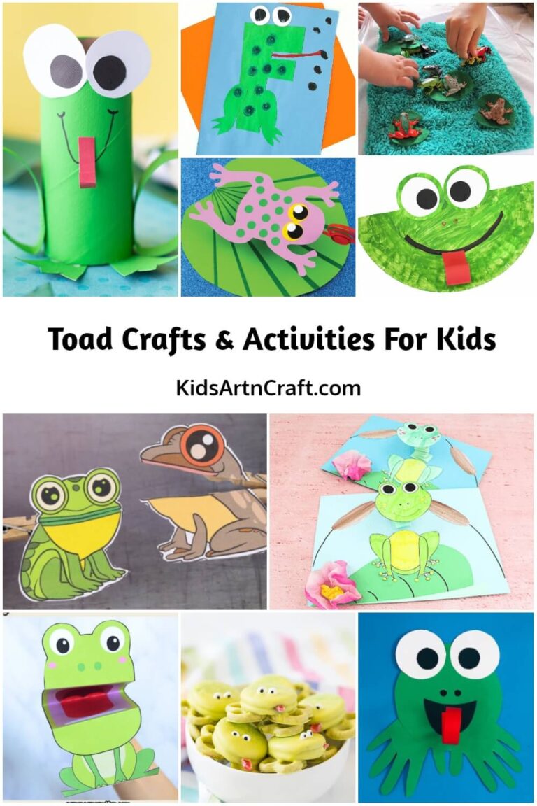 Toad Crafts & Activities for Kids - Kids Art & Craft