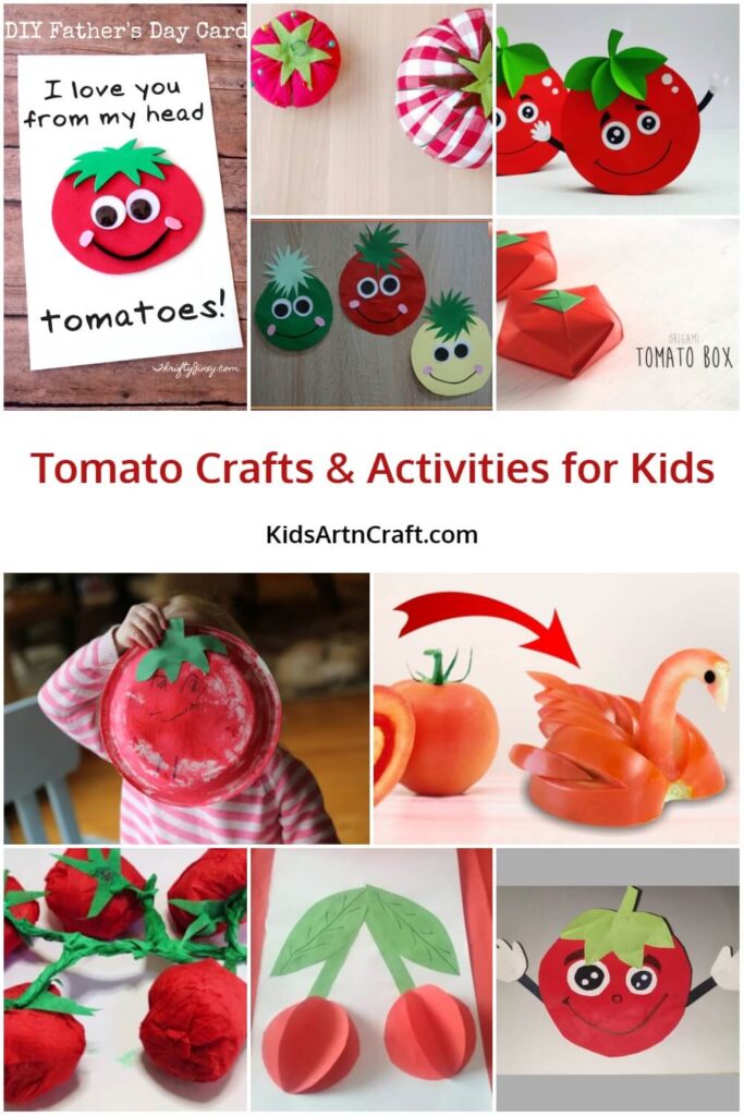 Tomato Crafts & Activities for Kids - Kids Art & Craft
