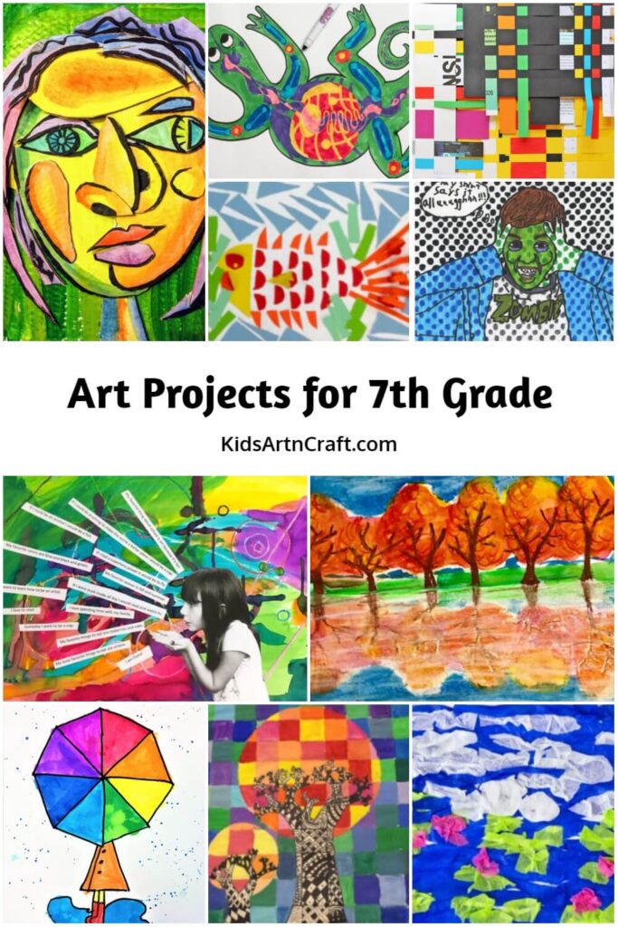 Art Projects for 7th Grade - Kids Art & Craft