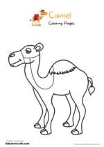 Camel Coloring Pages for Kids – Free Printables - Kids Art & Craft