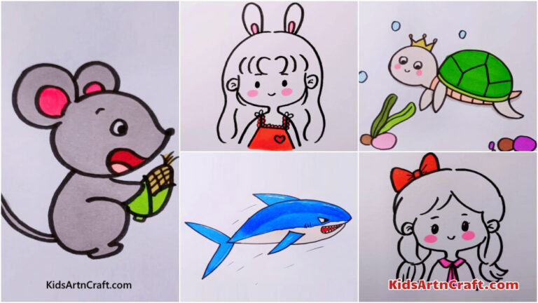 Easy Drawing Activity For Kids To Enhance Their Skills - Kids Art & Craft