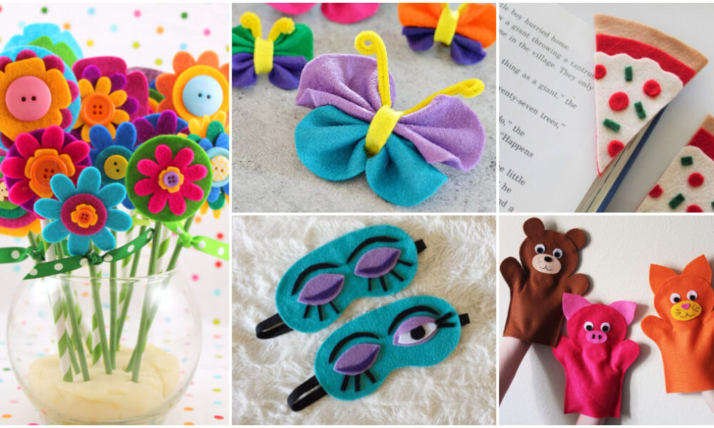 DIY Felt Bookmark Ideas for Kids - Kids Art & Craft