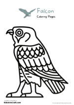 Falcon Coloring Pages For Kids – Free Printables - Kids Art & Craft