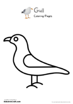 Gull Coloring Pages For Kids – Free Printables - Kids Art & Craft
