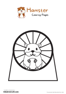 Hamster Coloring Pages For Kids – Free Printables - Kids Art & Craft