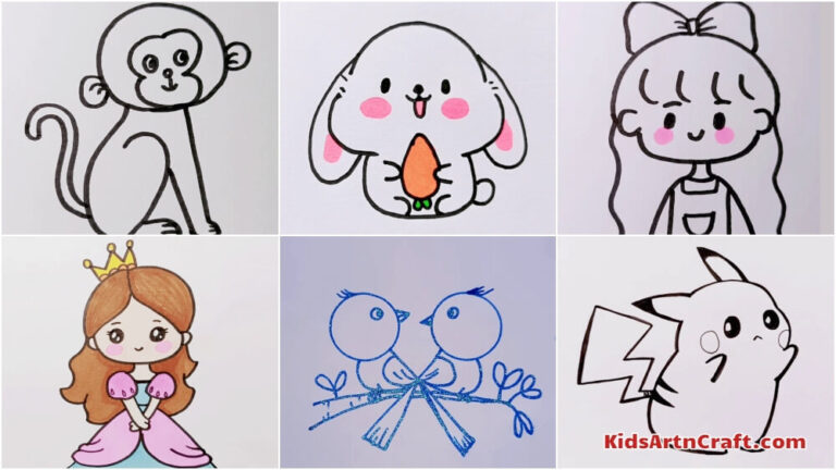 Let's Begin Your Child's Drawing Classes At Home - Kids Art & Craft