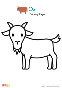 Ox Coloring Pages For Kids – Free Printables - Kids Art & Craft
