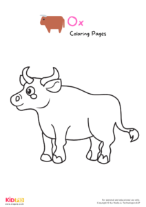 Ox Coloring Pages For Kids – Free Printables - Kids Art & Craft
