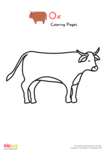 Ox Coloring Pages For Kids – Free Printables - Kids Art & Craft
