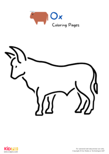 Ox Coloring Pages For Kids – Free Printables - Kids Art & Craft