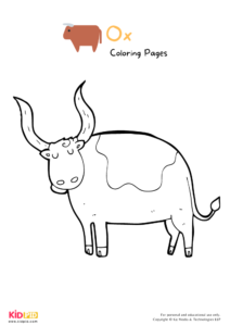 Ox Coloring Pages For Kids – Free Printables - Kids Art & Craft