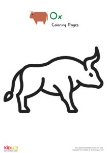 Ox Coloring Pages For Kids – Free Printables - Kids Art & Craft
