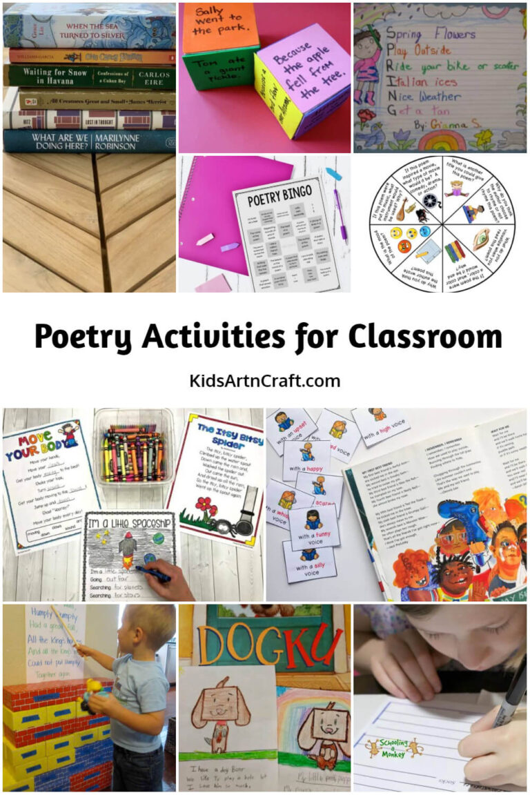 Poetry Activities For Kids In Classroom - Kids Art & Craft