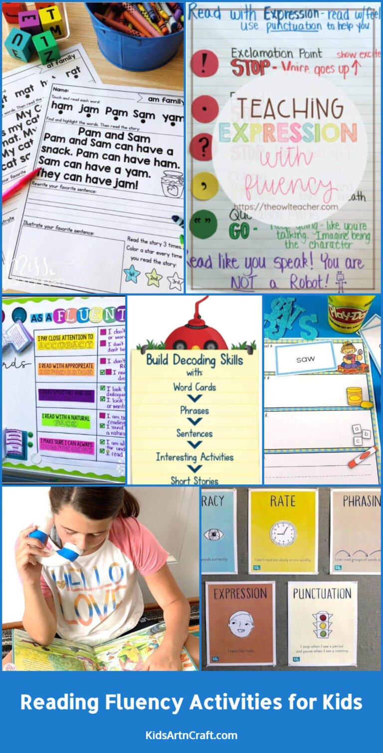 Reading Fluency Activities for Kids - Kids Art & Craft
