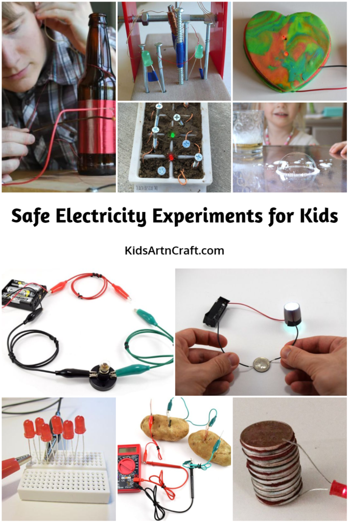 Safe Electricity Experiments for Kids - Kids Art & Craft