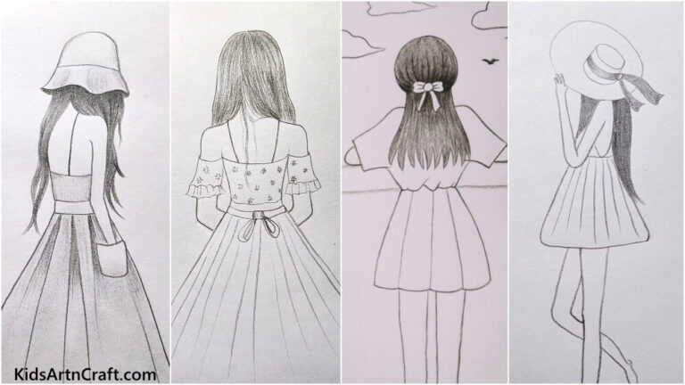 Spark Your Creativity: Teenage Girl Sketches - Kids Art & Craft