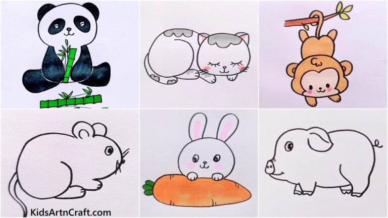 Teach Kids To Draw in An Easy Way - Kids Art & Craft